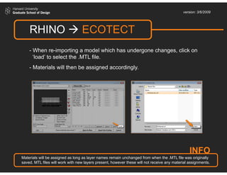 Rhino to Ecotect - A short tutorial .pdf