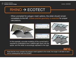 Rhino to Ecotect - A short tutorial .pdf
