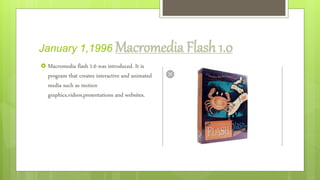 TIMELINE IN MEDIA INFORMATION DURING 1990-2000 | PPTX
