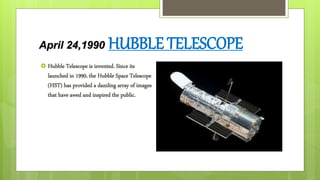 Hubble Telescope History Timeline