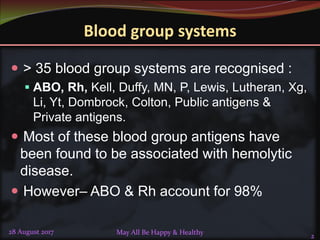 Rh isoimmunization for 4th year Med.Students | PDF