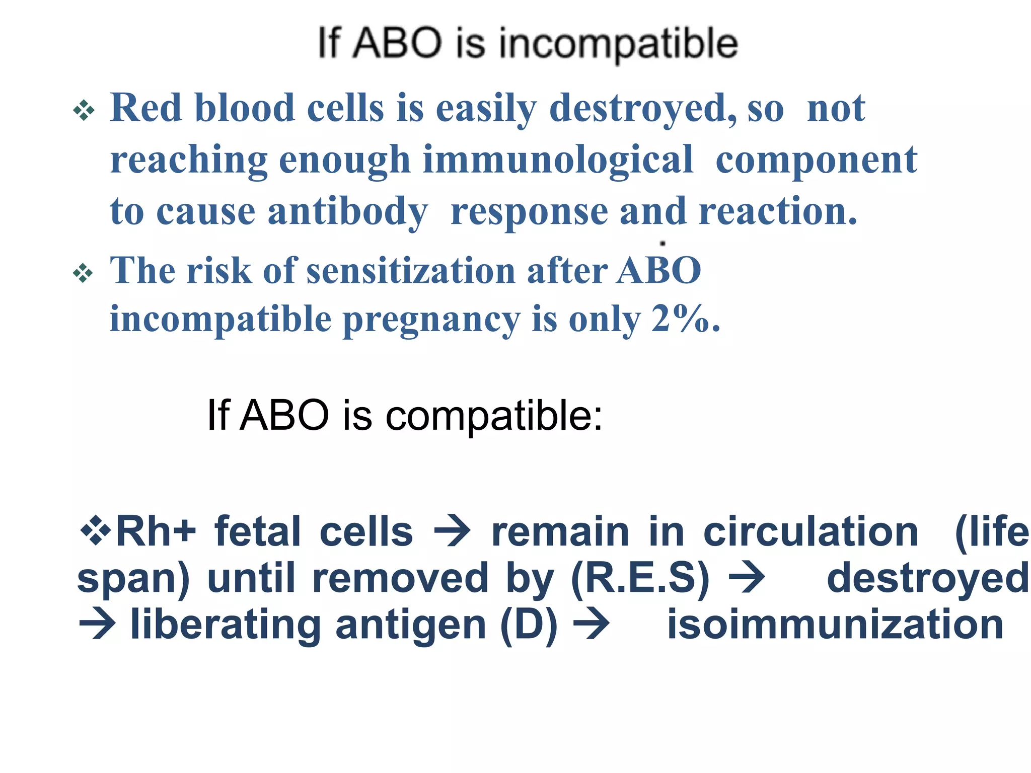 Rh isoimmunization | PPTX