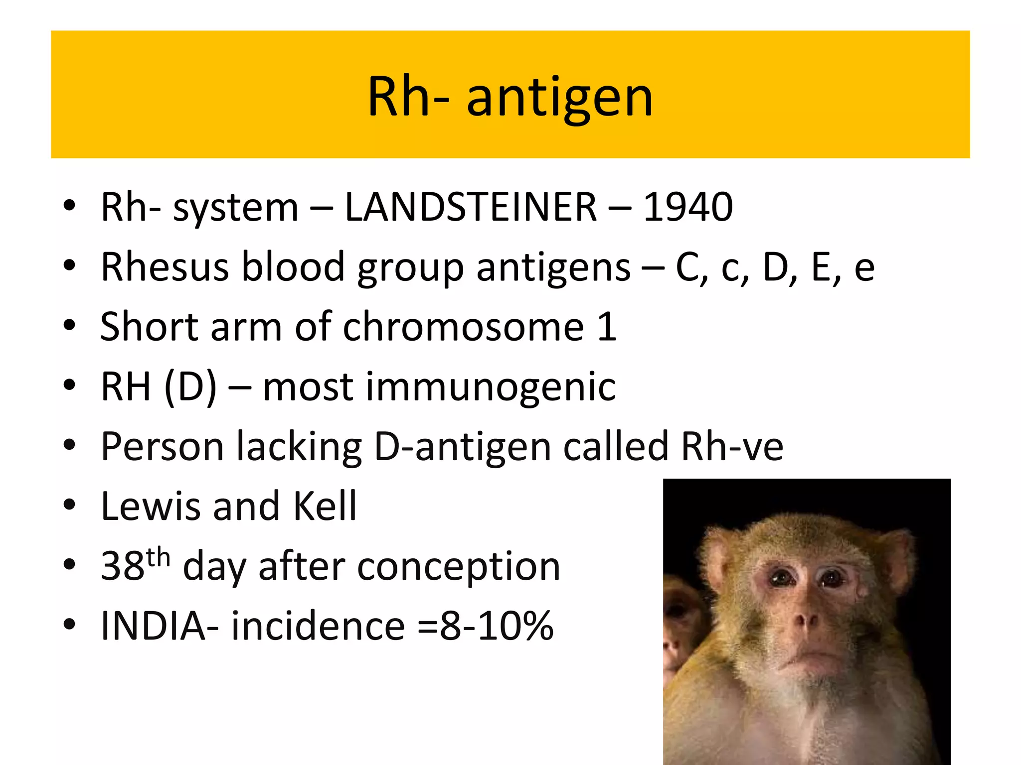 Rh isoimmunization | PPTX
