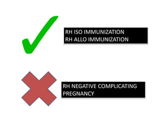 Rh isoimmunization | PPTX