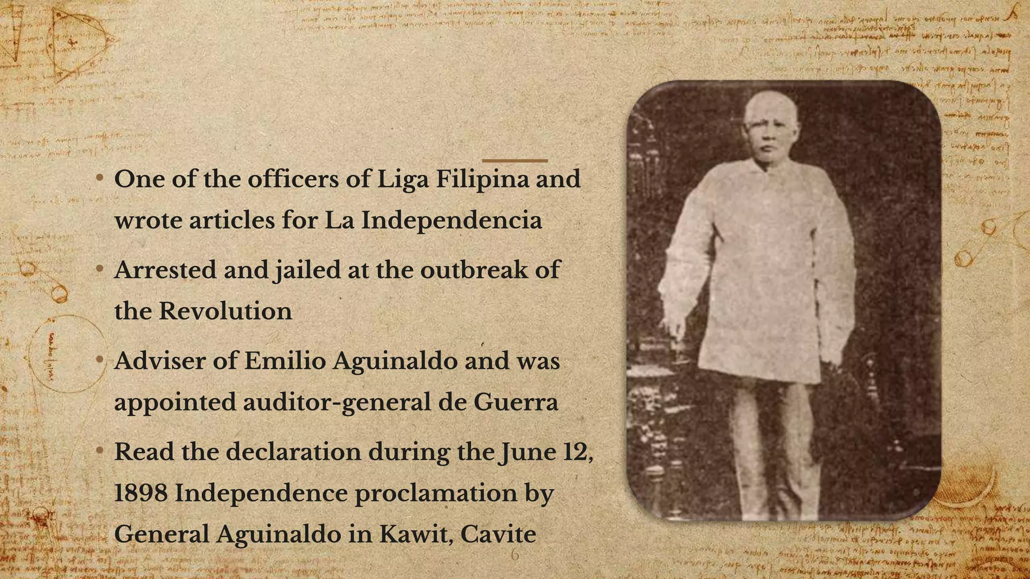 Act of Declaration of Philippine Independence BY: Ambrosio Rianzares ...