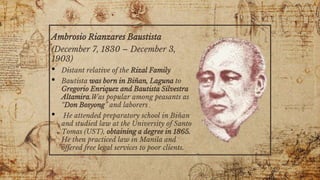 Act of Declaration of Philippine Independence BY: Ambrosio Rianzares ...