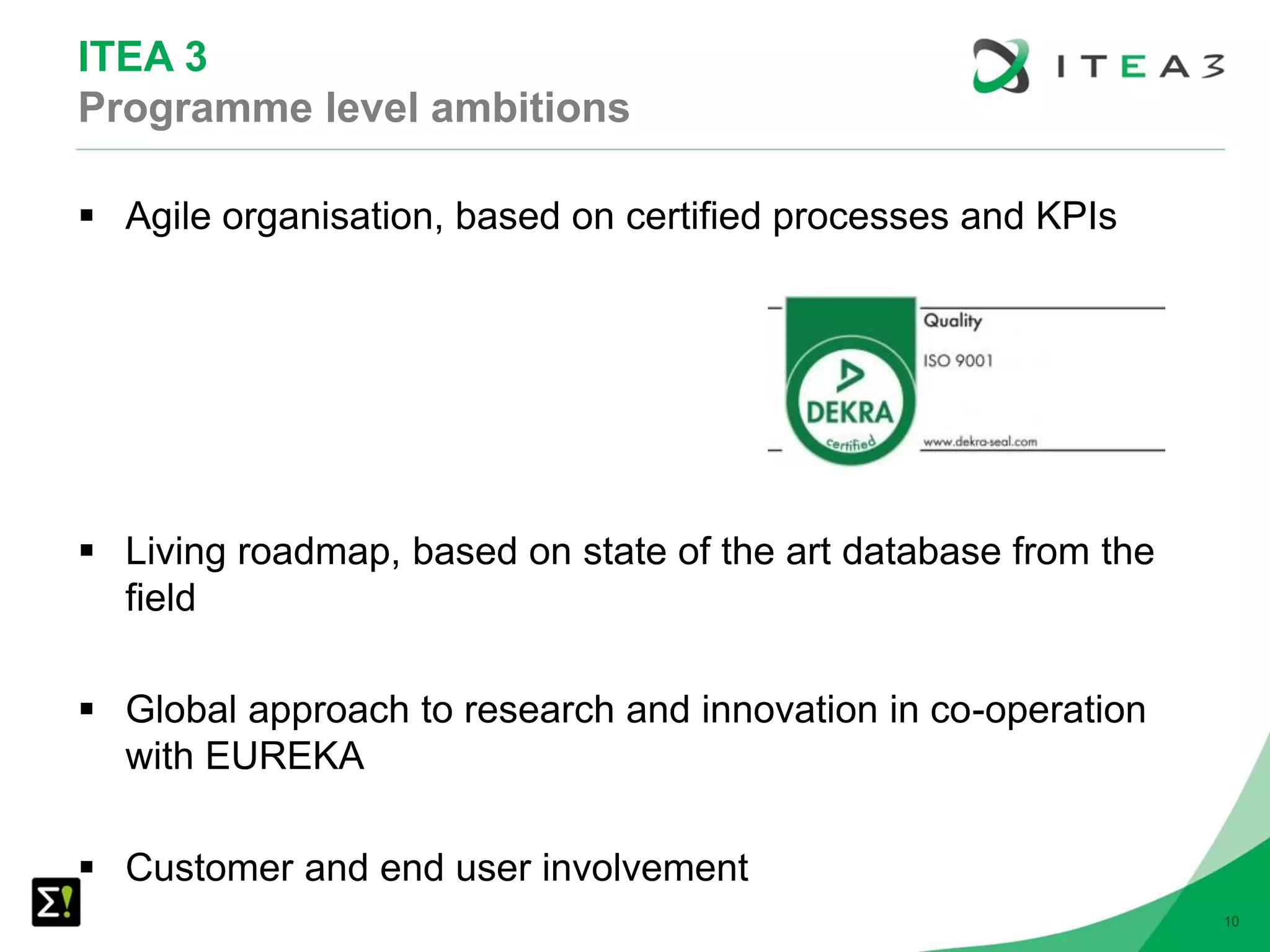 ITEA and the role of ICT Cluster | PPT