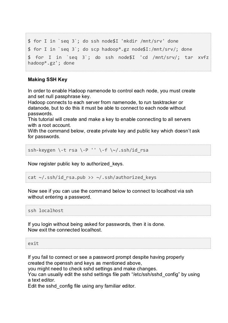 R Hive Tutorial Supplement 1 Installing Hadoop