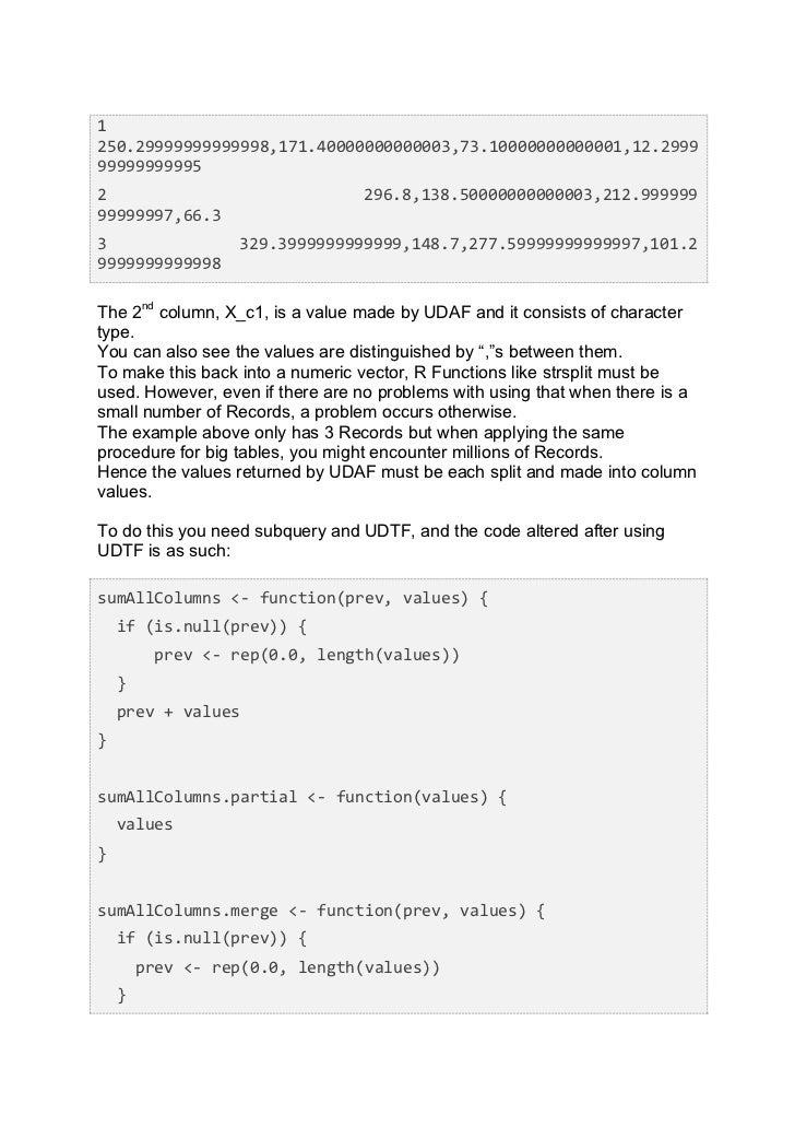 R hive tutorial - udf, udaf, udtf functions R hive tutorial - udf, udaf, udtf functions
