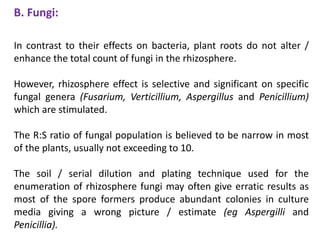 Rhizosphere effect | PPTX