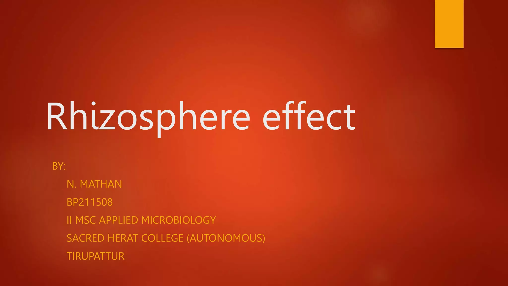 Rhizosphere effect.pptx