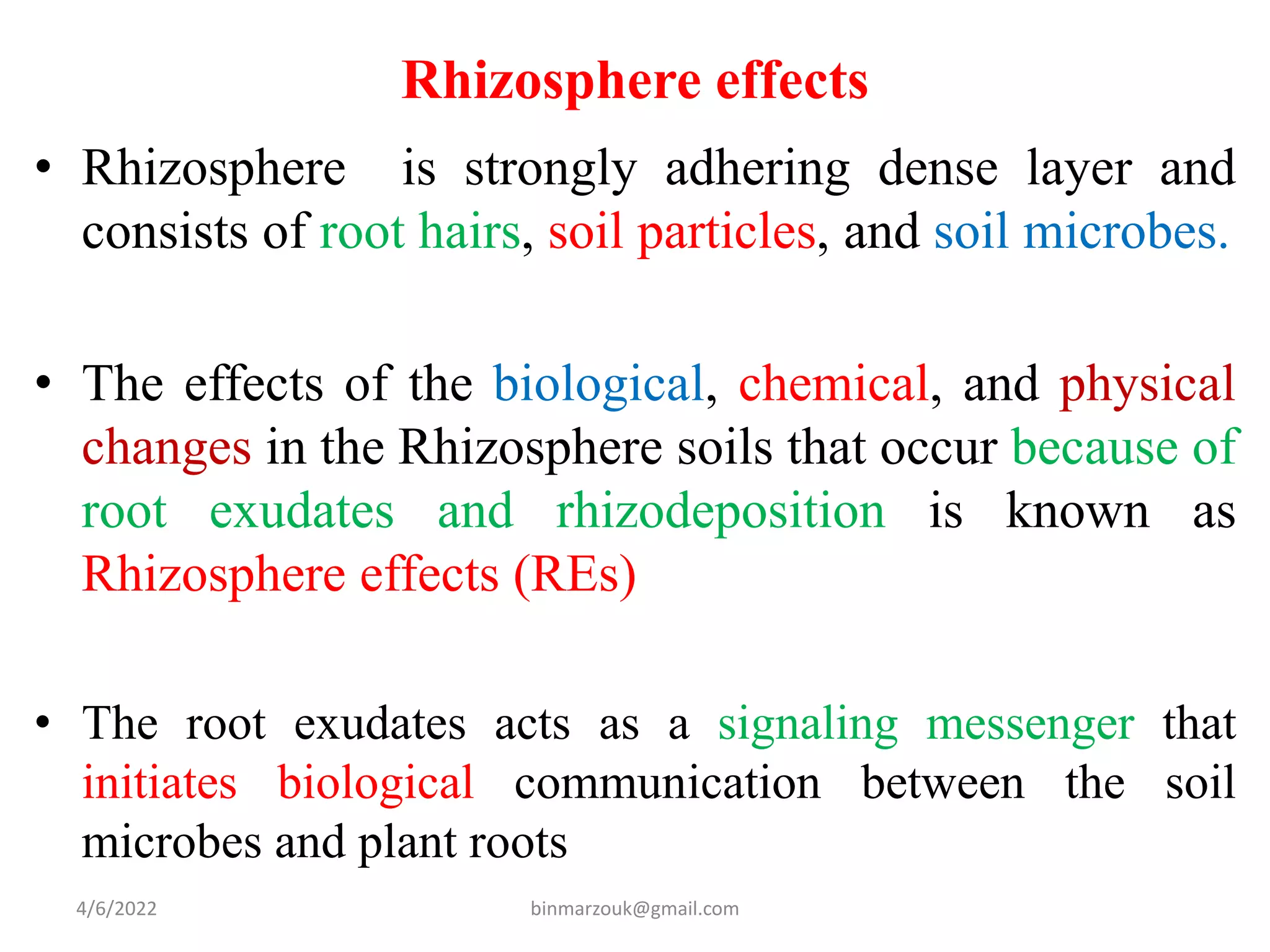 RHIZOSPHERE EFFECTS.pptx