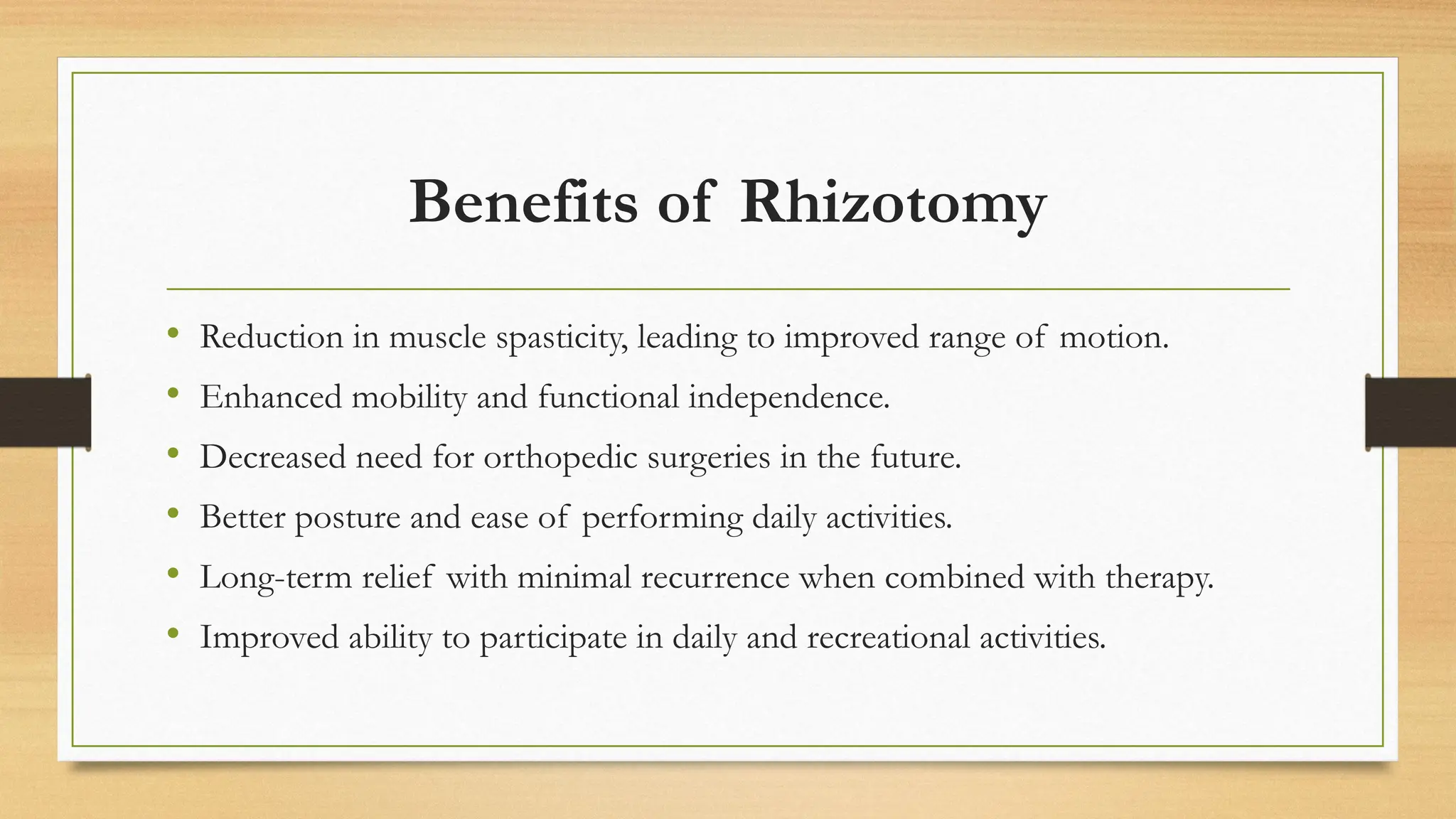 Rhizotomy:A surgical intervention for spasticity.pptx