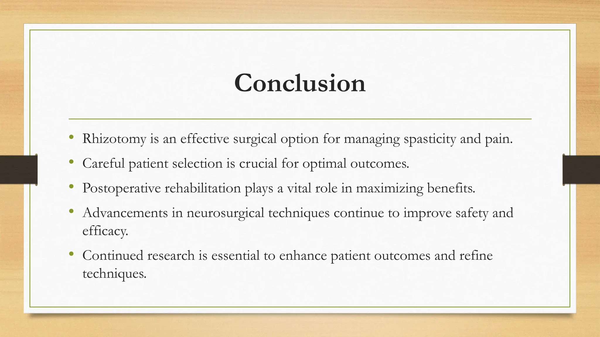 Rhizotomy:A surgical intervention for spasticity.pptx