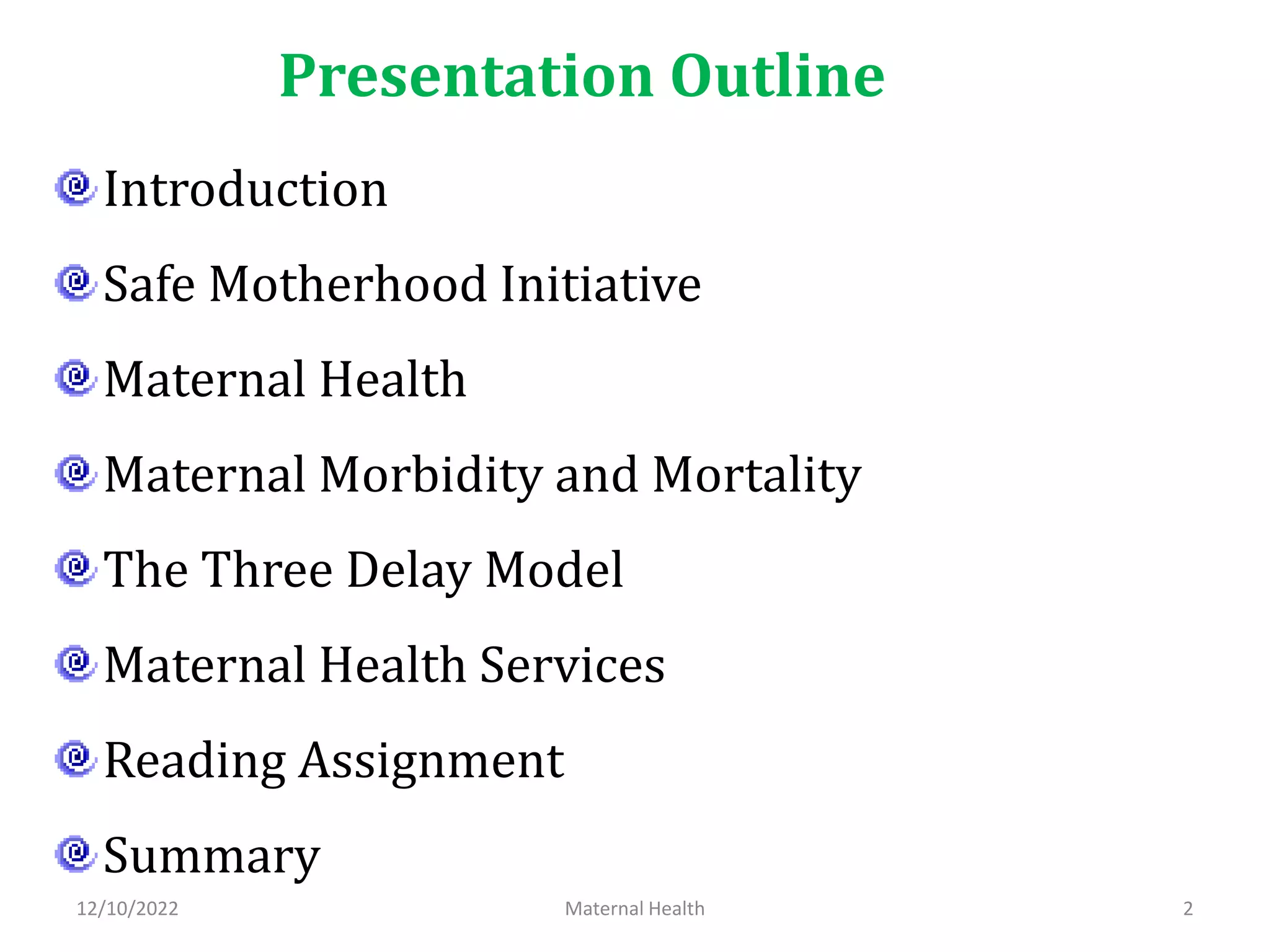 RH lecture on maternal health.pptx