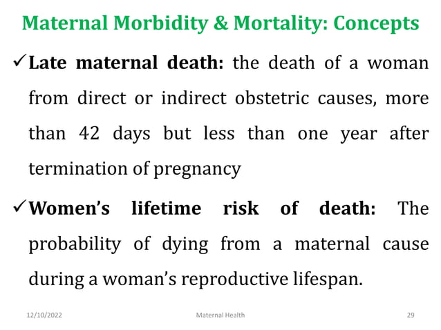 RH lecture on maternal health.pptx