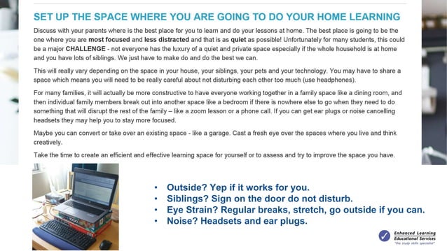 Remote Home Learning - Tips for Teachers | PPT