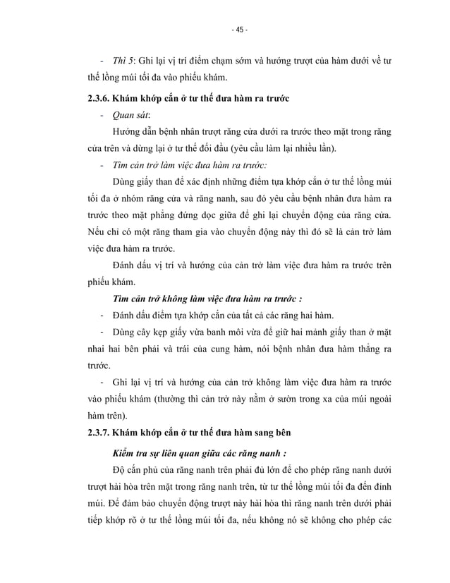 Luận án: Chức năng nhai trên bệnh nhân sau điều trị gãy xương hàm | PDF
