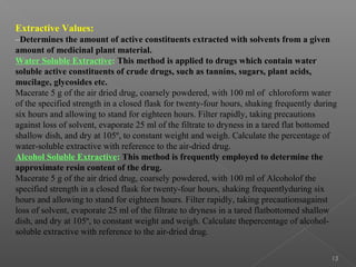 Extraction techniques | PPT