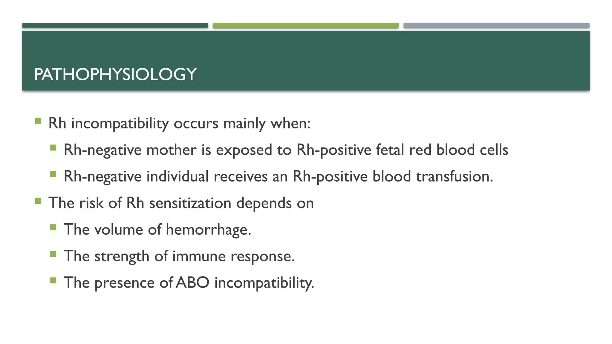 RH overview of the Rhesus (Rh) blood group system | PPTX