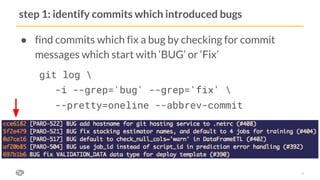 Git risky using git metadata to predict code bug risk | PPT