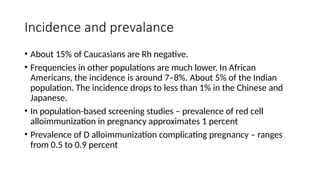 rh negative complication and treatment ppt | PPTX