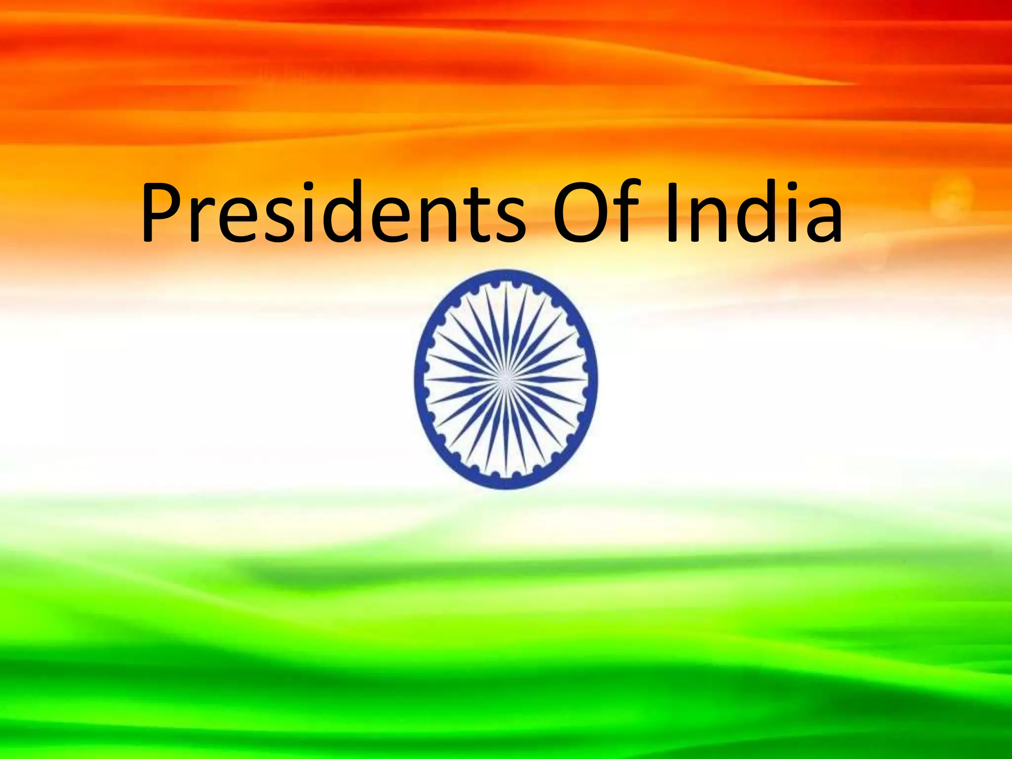 presidents of India | PPTX