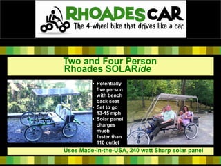 Rhoades Car | PDF