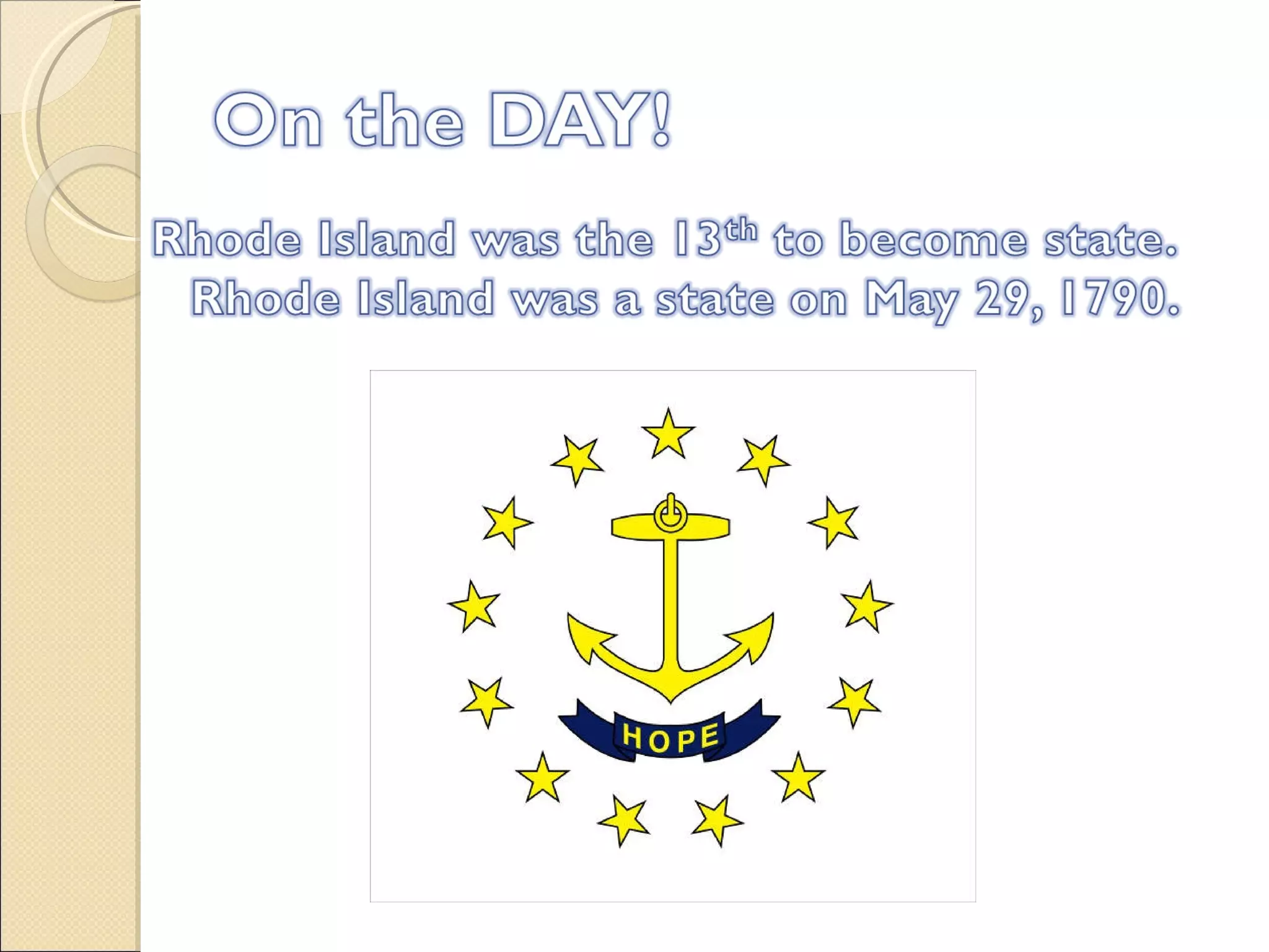 Rhode Island Power Point! | PPT