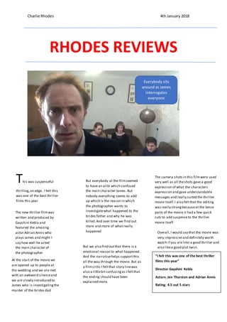 Rhodes reviews | PDF