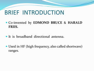 Rhombic antenna | PPTX