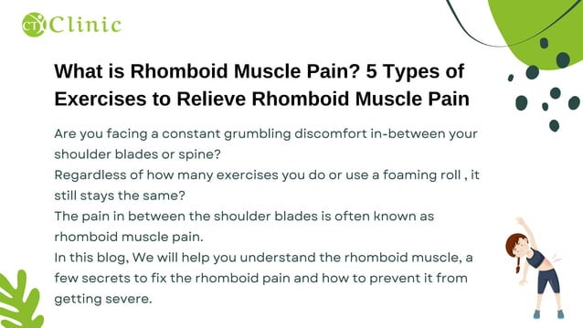 Rhomboid Muscle Pain: Causes, Treatment, Exercises, And Prevention