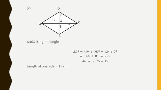 Rhombus | PPTX | Physics | Science