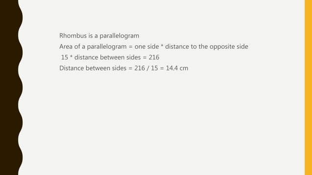 Rhombus | PPTX | Physics | Science
