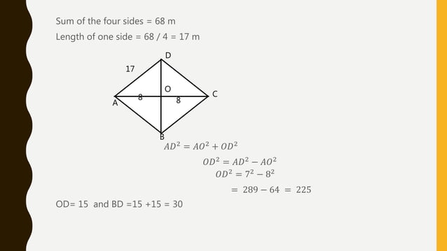 Rhombus | PPTX | Physics | Science