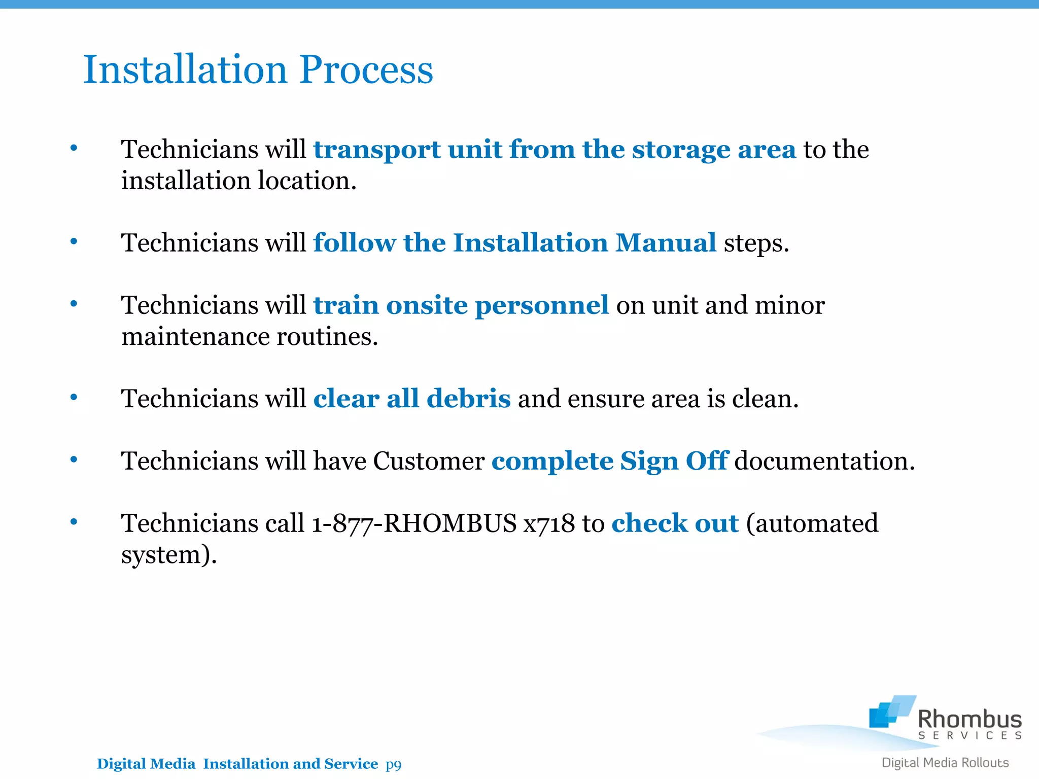 Rhombus General Information 2009 | PPT