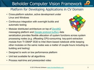 Computer Vision Technology and Expertise | PPT