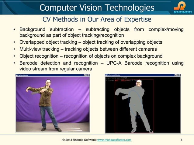 Computer Vision Technology and Expertise | PPTX | Computing ...