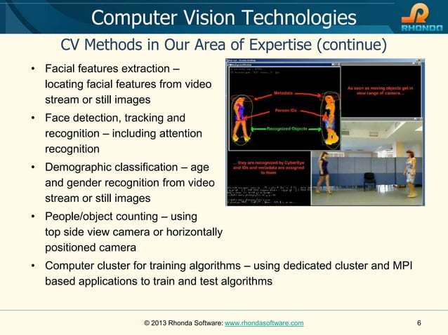 Computer Vision Technology and Expertise | PPTX | Computing ...