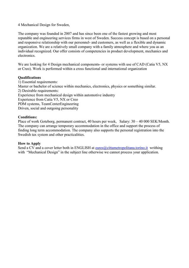 4 mechanical design for sweden | PDF | Science