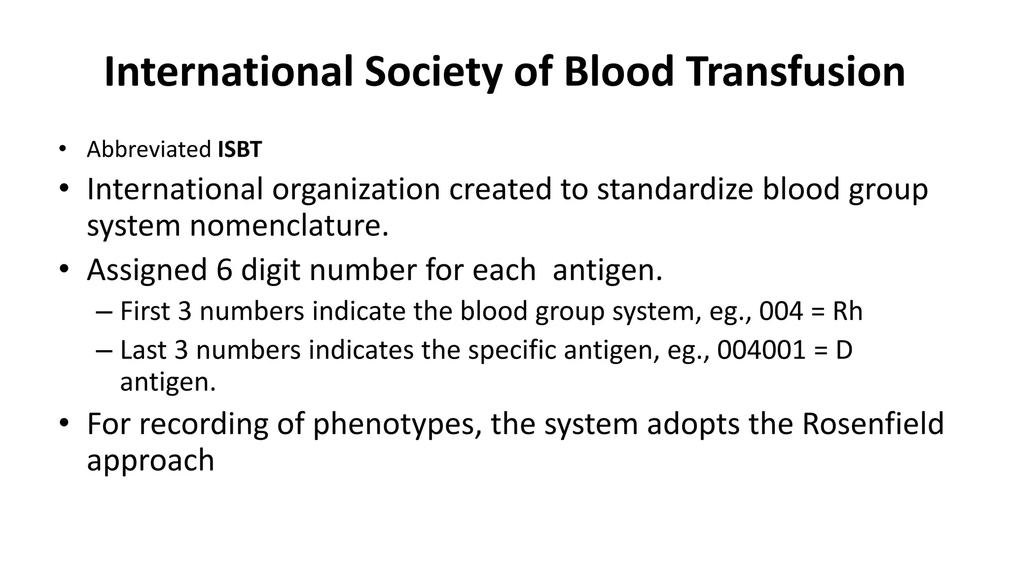 Rh Blood Group PowerPoint Presentation.. | PPTX