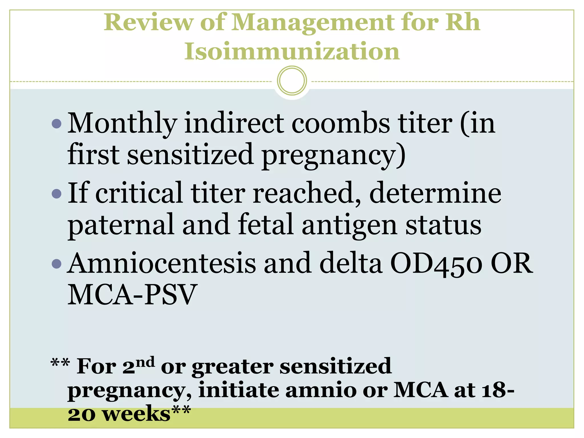 Rh Rhesus Isoimmunization | PPTX
