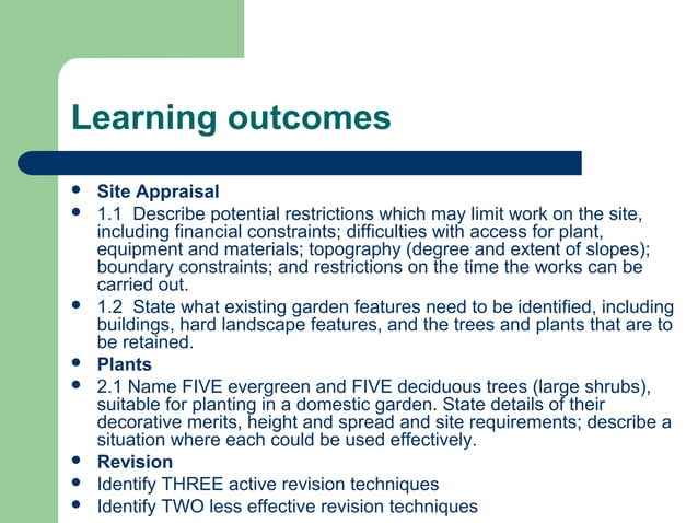 Rhs level 2 certificate week 26 2016 | PPT