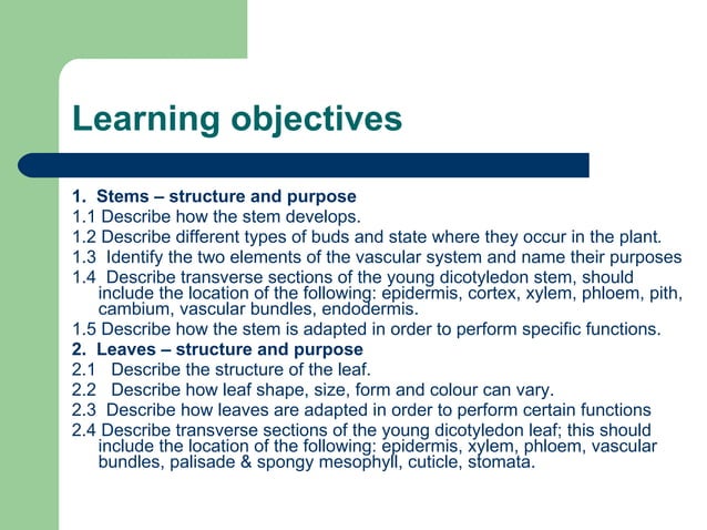 Rhs level 2 certificate year 1 week 5 2011 | PPT