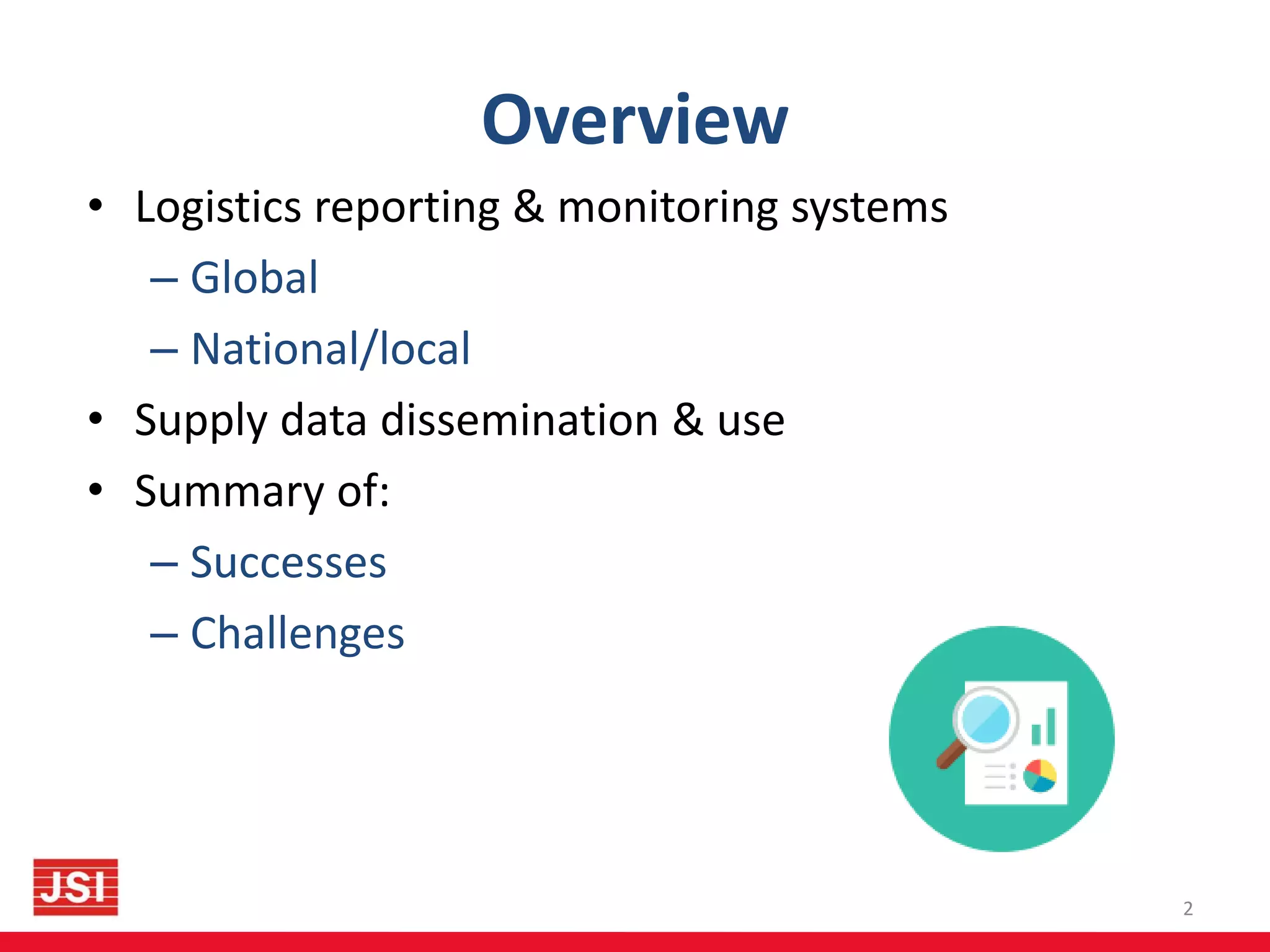 Overview of JSI & USAID | DELIVER PROJECT Reproductive Health Supplies ...