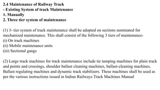 Railway Construction and Maintenance RHTA Module 2 | PPTX