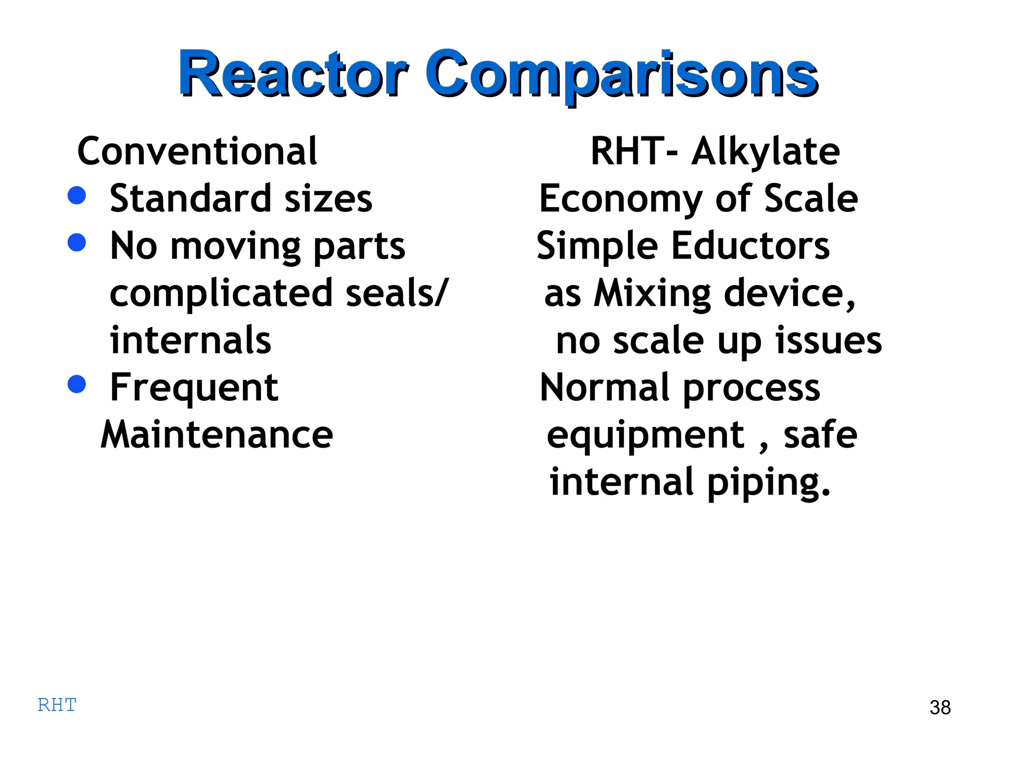 Rht Sulfuric Acid Alkylation Rht Presentation Revision 1 | PPT
