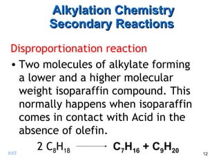 Rht Sulfuric Acid Alkylation Rht Presentation Revision 1 | PPT