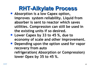 Rht Sulfuric Acid Alkylation Rht Presentation Revision 1 | PPT