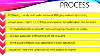 Rh factor and typing | PPTX
